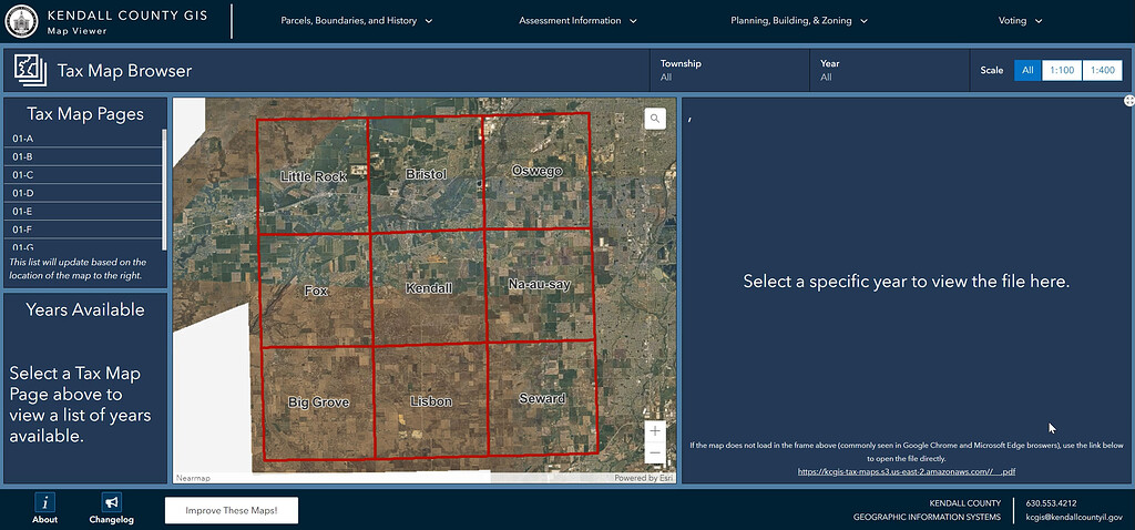 User Guide: Tax Map Browser - Public - Kendall County Discourse